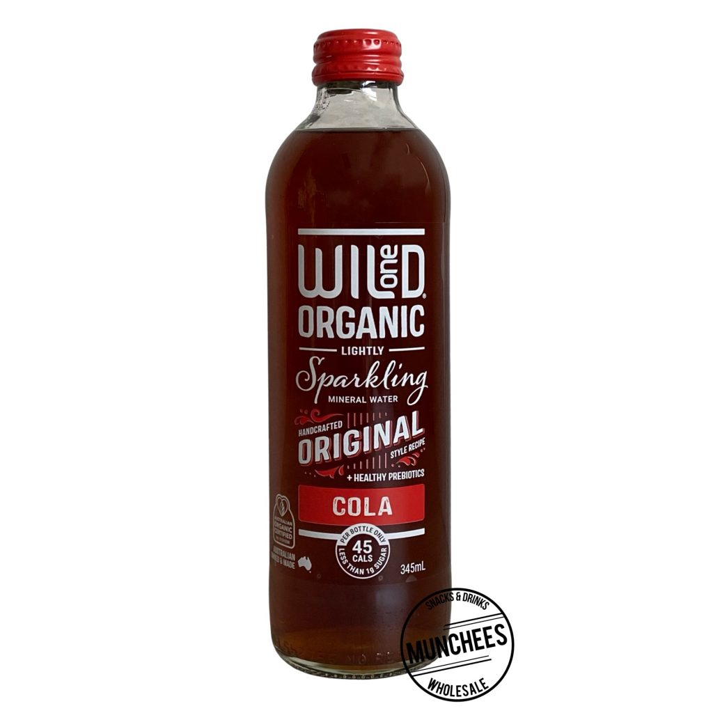 Wild One Organic Sparkling Cola 12x345ml - Munchees Wholesale