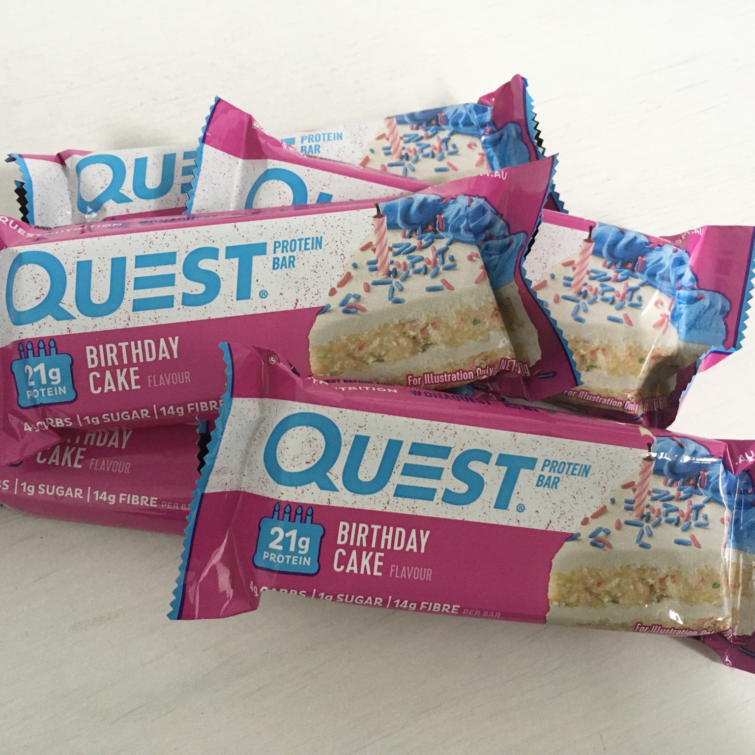 Quest Protein Birthday Cake Bar 60g - Munchees Wholesale