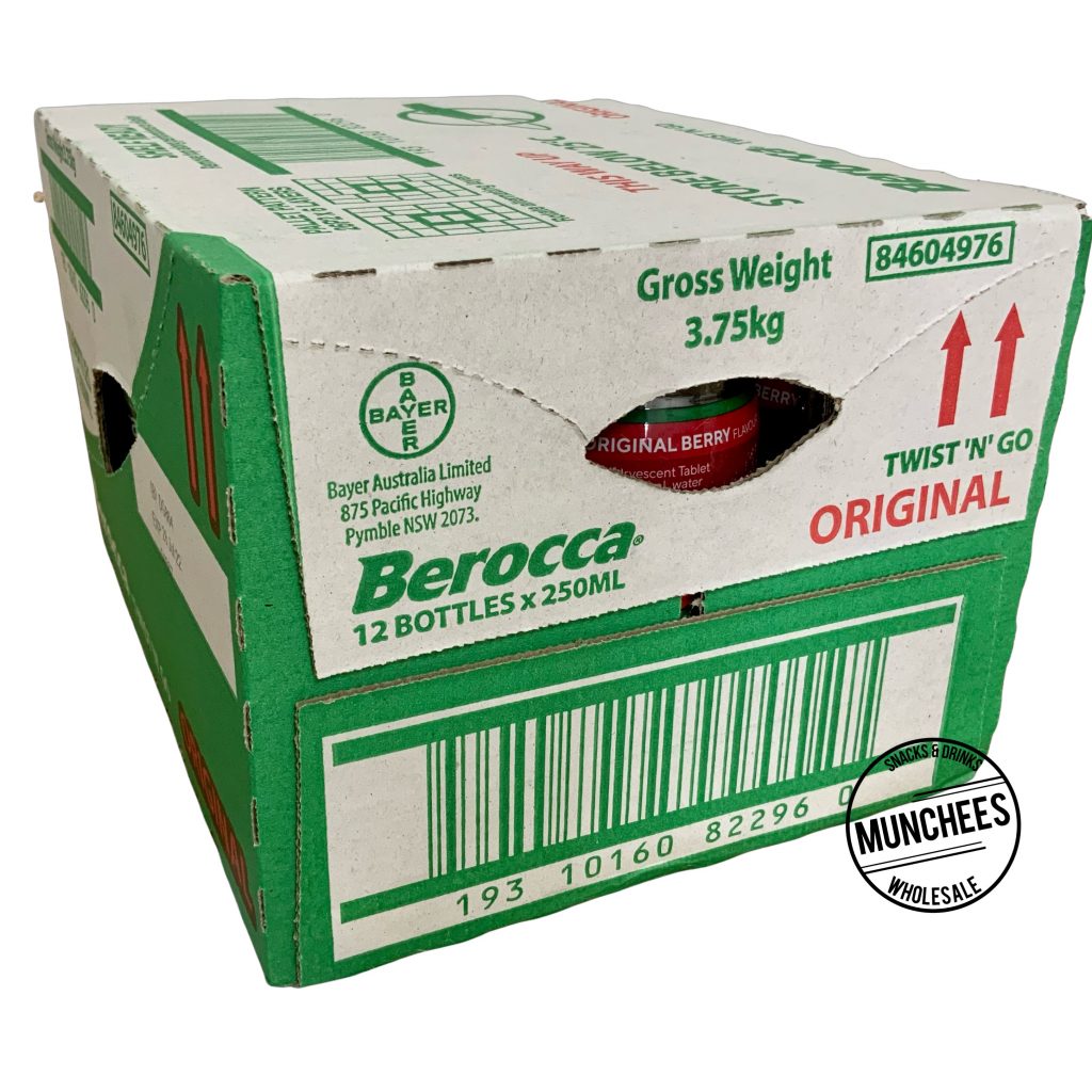 Berocca Original Berry 12x250ml - Munchees Wholesale